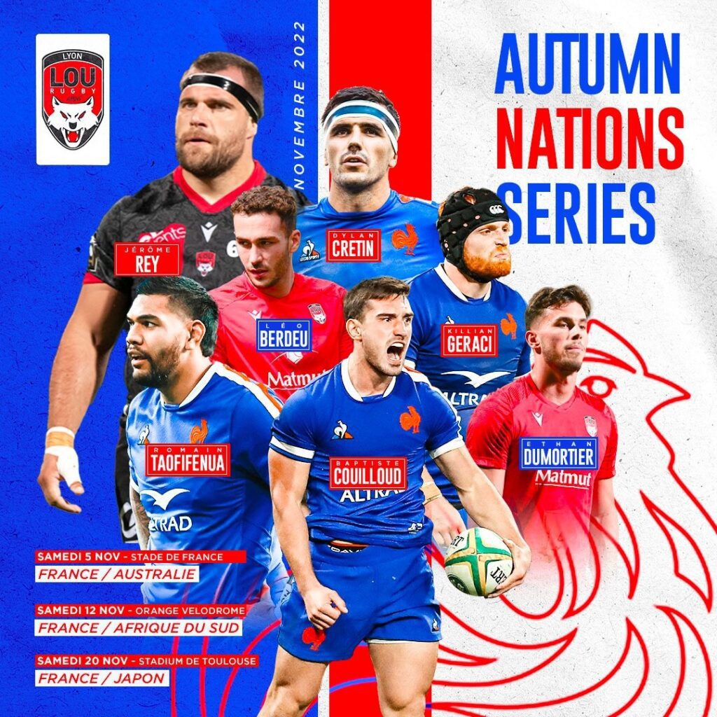 LOU RUGBY : JÉRÔME REY DÉCOUVRE LE XV DE FRANCE